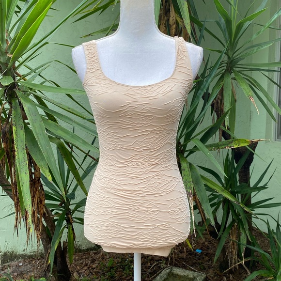 Scala | Tops | Scala Cream Stretchy Tank | Poshmark